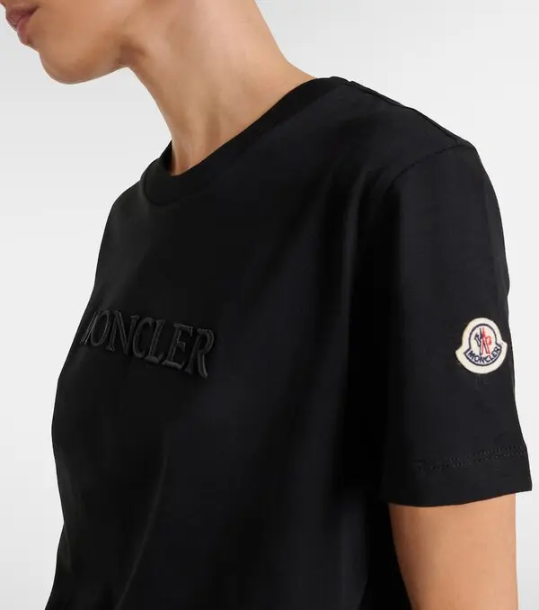Moncler Logo Cotton Jersey T-shirt