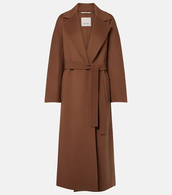 Max Mara Virgin Wool Wrap Coat