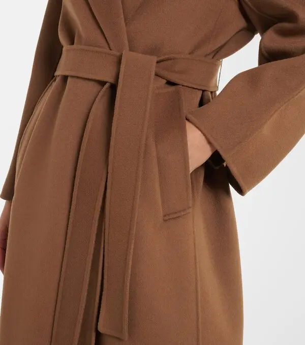 Max Mara Virgin Wool Wrap Coat