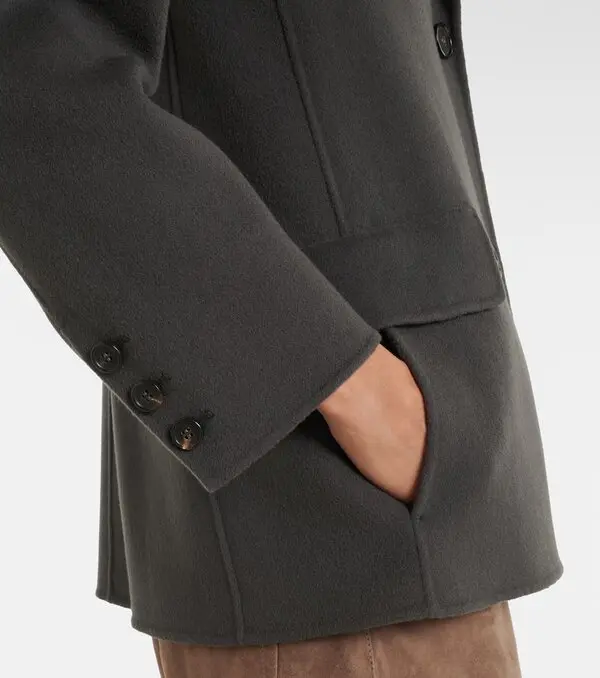 Max Mara Virgin Wool Blazer - Grey
