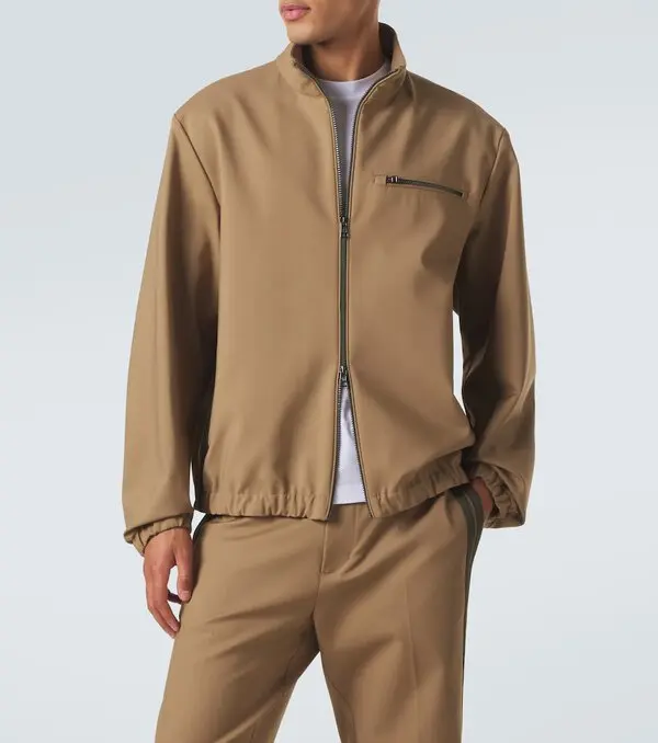 Moncler Cotton-blend Zip-up Jacket