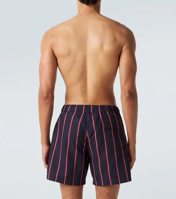 Moncler Striped Swim Trunks