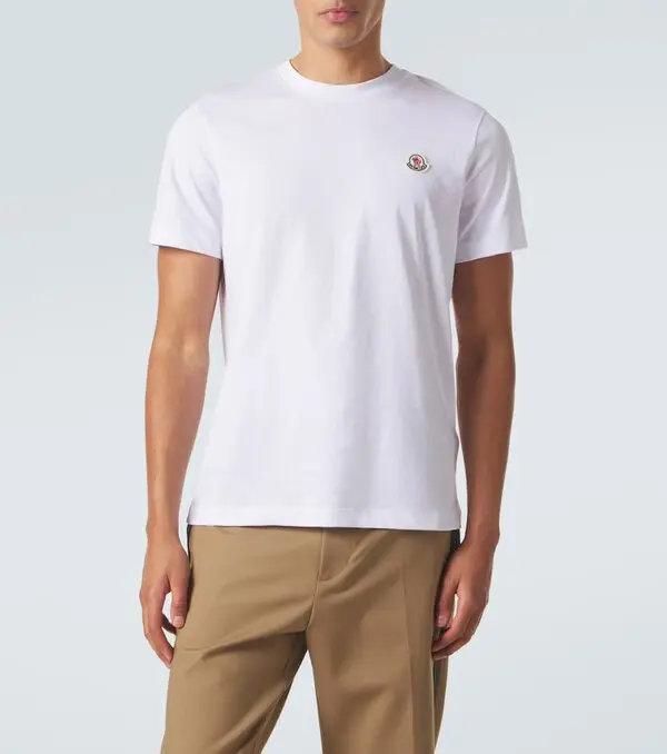 Moncler Set Of 3 Cotton Jersey T-shirts - Multicoloured