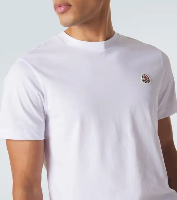 Moncler Set Of 3 Cotton Jersey T-shirts - Multicoloured