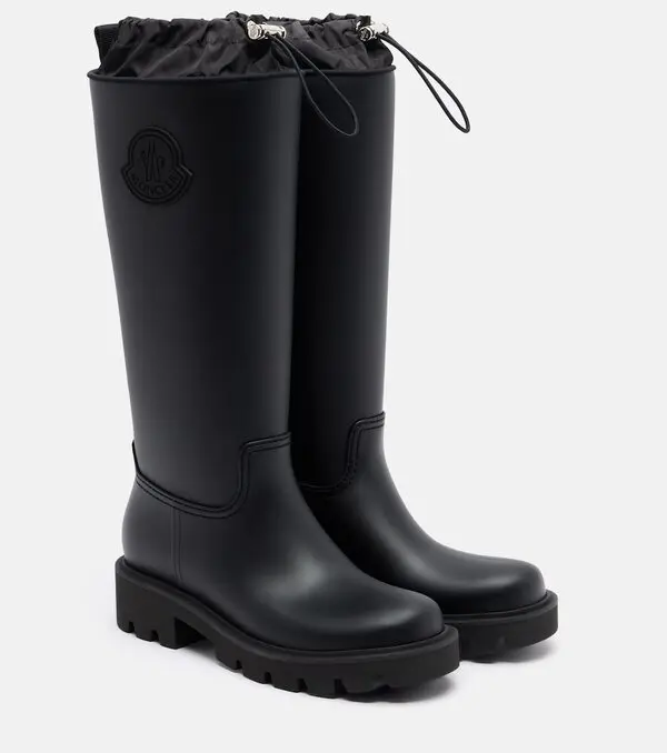 Moncler Kickstream Knee High Boots - Black
