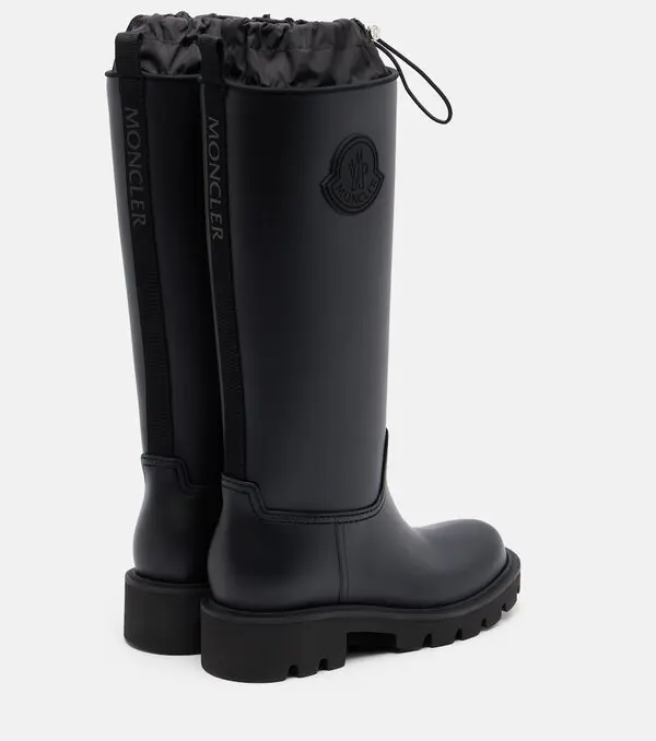 Moncler Kickstream Knee High Boots - Black