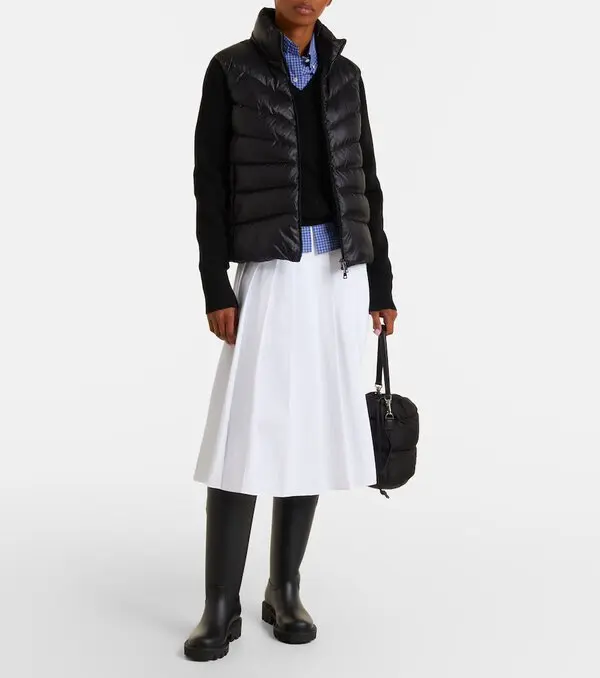 Moncler Kickstream Knee High Boots - Black