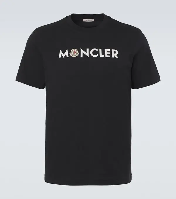Moncler Cotton Jersey T-shirt - Blue