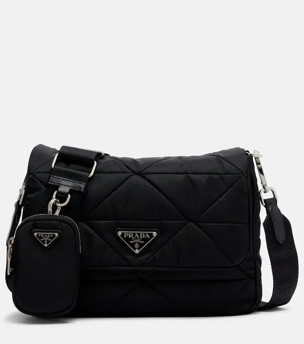 Prada Re-nylon Shoulder Bag - Black