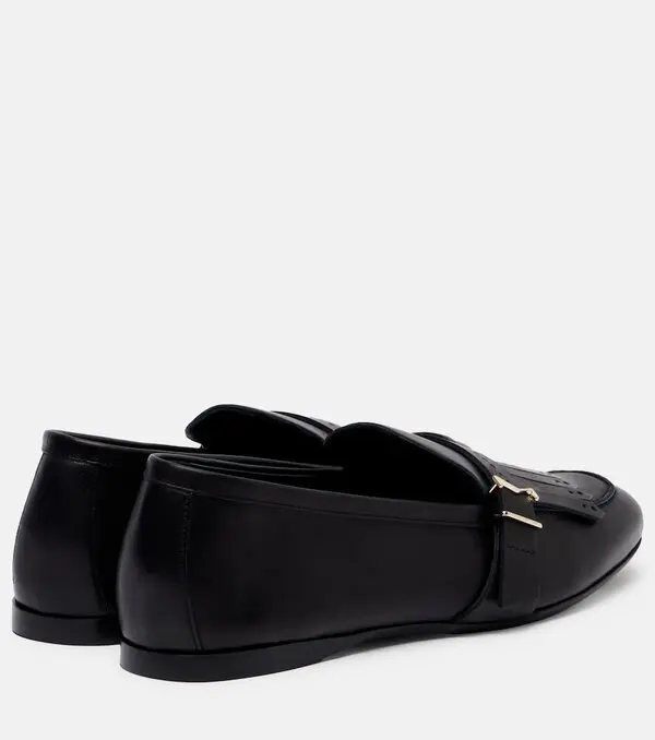 Max Mara Leather Loafers
