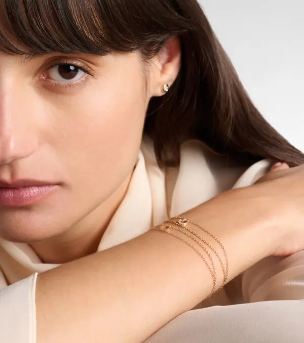 REPOSSI 18kt Rose Diamond Bracelet - Gold