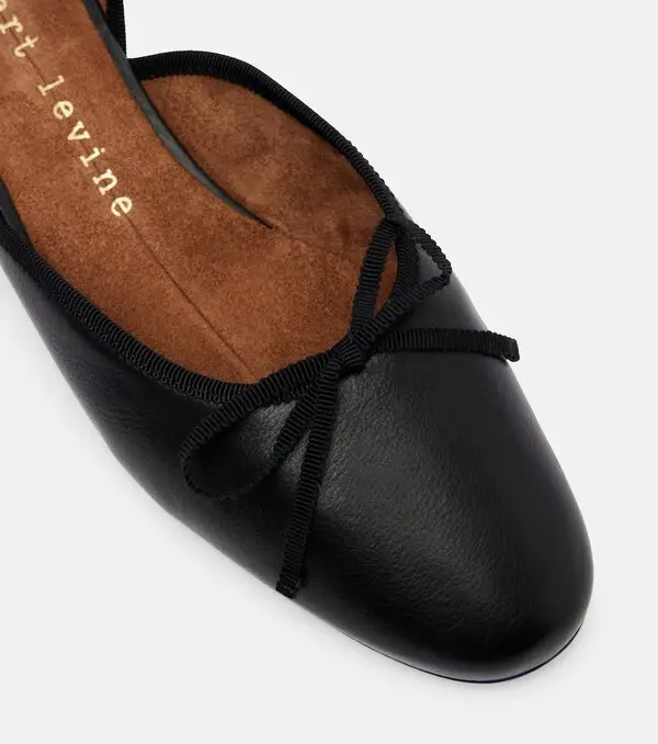 HERBERT LEVINE Leather Ballet Flats