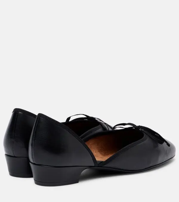 HERBERT LEVINE Leather Ballet Flats