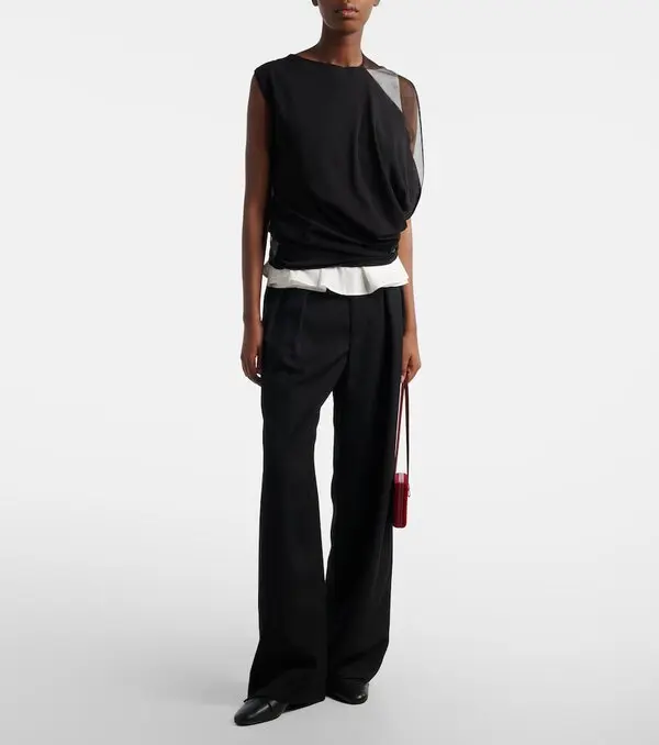 HERBERT LEVINE Leather Ballet Flats