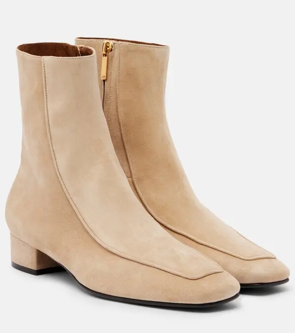 HERBERT LEVINE Suede Ankle Boots