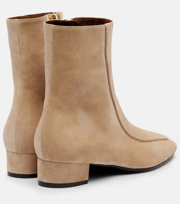 HERBERT LEVINE Suede Ankle Boots