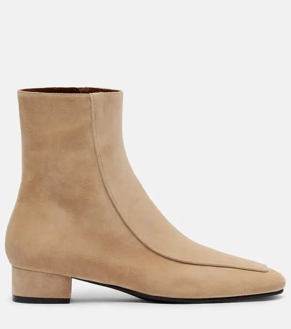 HERBERT LEVINE Suede Ankle Boots