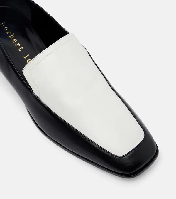HERBERT LEVINE Leather Loafers