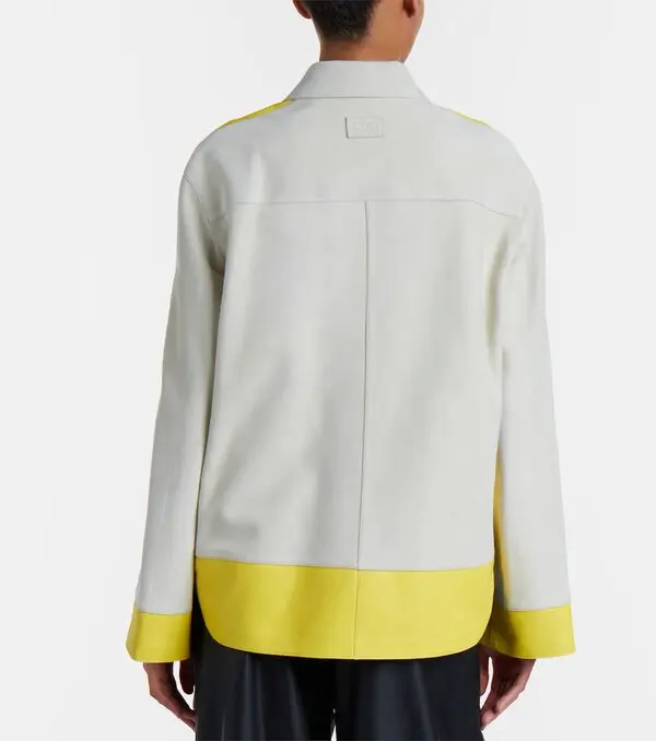 Loewe Suede And Leather Jacket