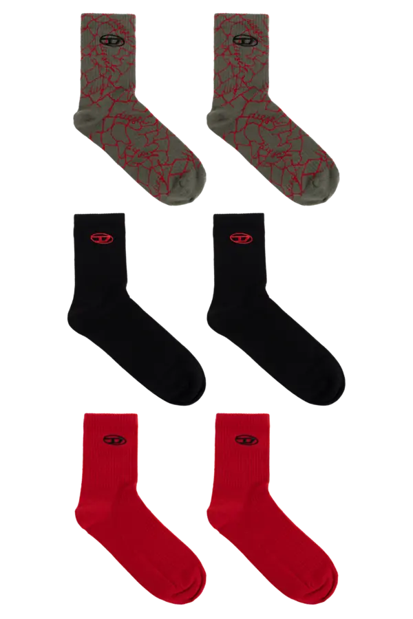 DIESEL® 3-pack Socks `skm-d-tennis-crew