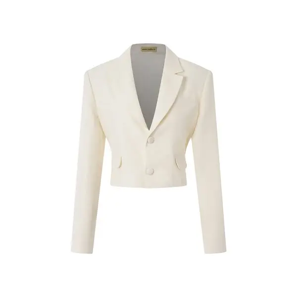 EMMA WALLACE Lucile Jacket - White