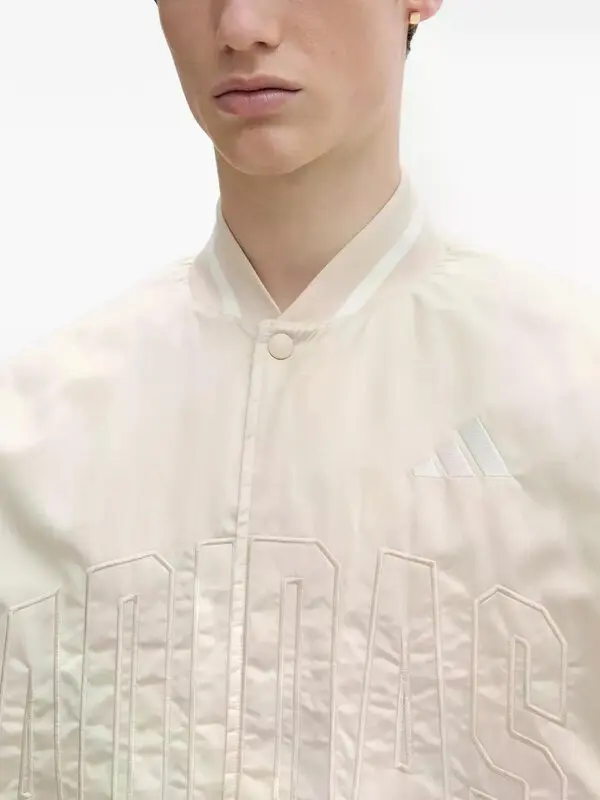 Adidas Logo Lettering Bomber Jacket