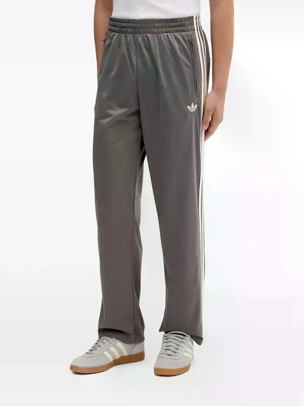 Adidas Firebird Stripe-detail Track Pants - Grey