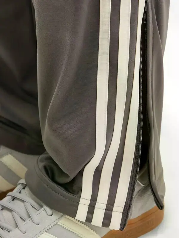 Adidas Firebird Stripe-detail Track Pants - Grey