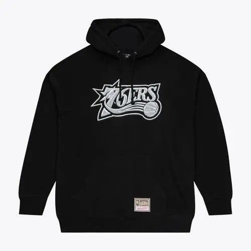 Mitchell & Ness Philadelphia 76ers Chrome Logo Hoodie By