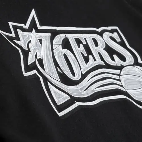 Mitchell & Ness Philadelphia 76ers Chrome Logo Hoodie By