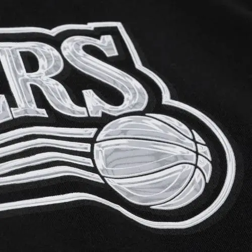 Mitchell & Ness Philadelphia 76ers Chrome Logo Hoodie By