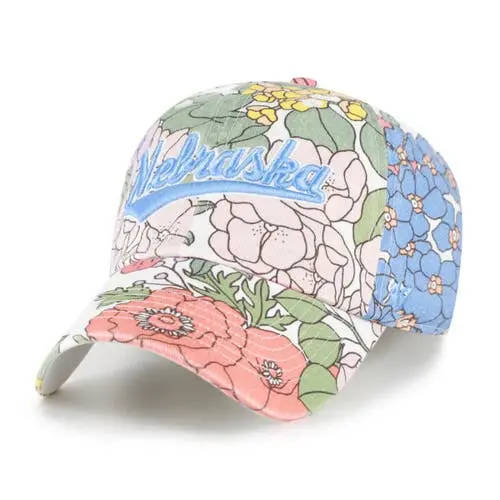 '47 Nebraska Huskers Florentina Clean Up Adjustable Hat - Green