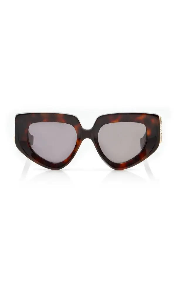 Loewe Anagram Square-frame Sunglasses - Brown