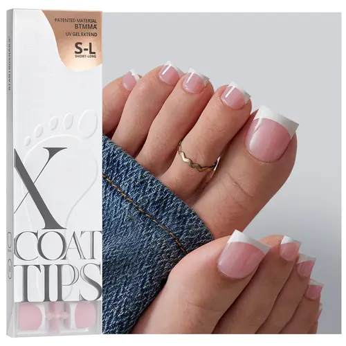 BTARTBOXNAILS Soft Gel Toe Nail Tips Xcoattips® Toe Nail - Sharp Square