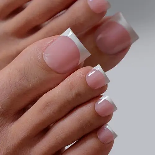 BTARTBOXNAILS Soft Gel Toe Nail Tips Xcoattips® Toe Nail - Sharp Square