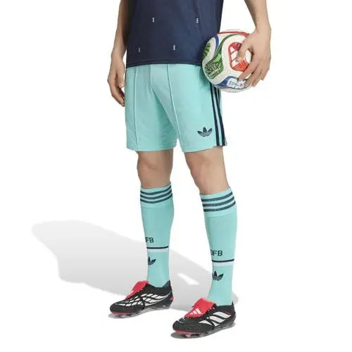 Adidas Germany National Team 2026 Away Replica Shorts By - Turquoise
