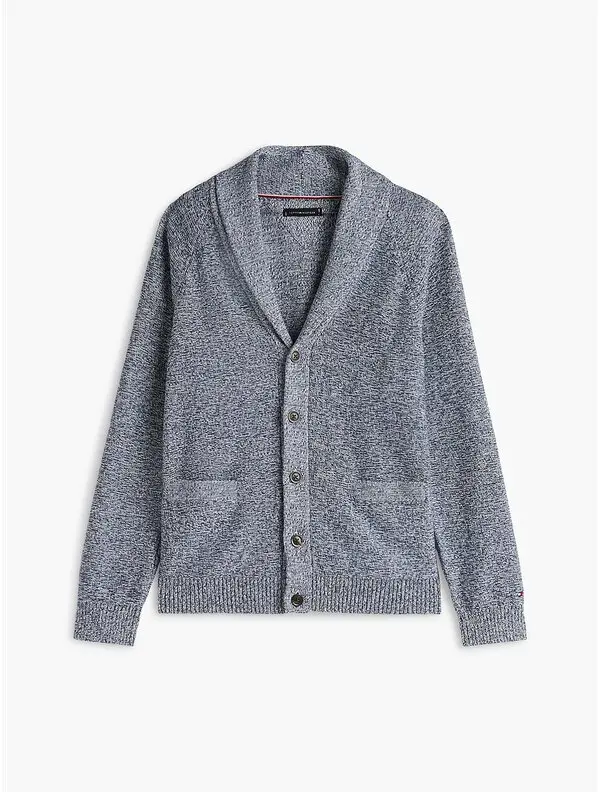 Tommy Hilfiger Marled Shawl Collar Cardigan
