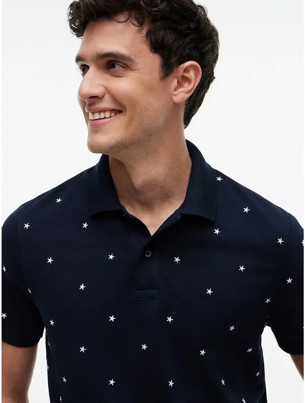 Tommy Hilfiger Regular Fit Allover Star Print Polo