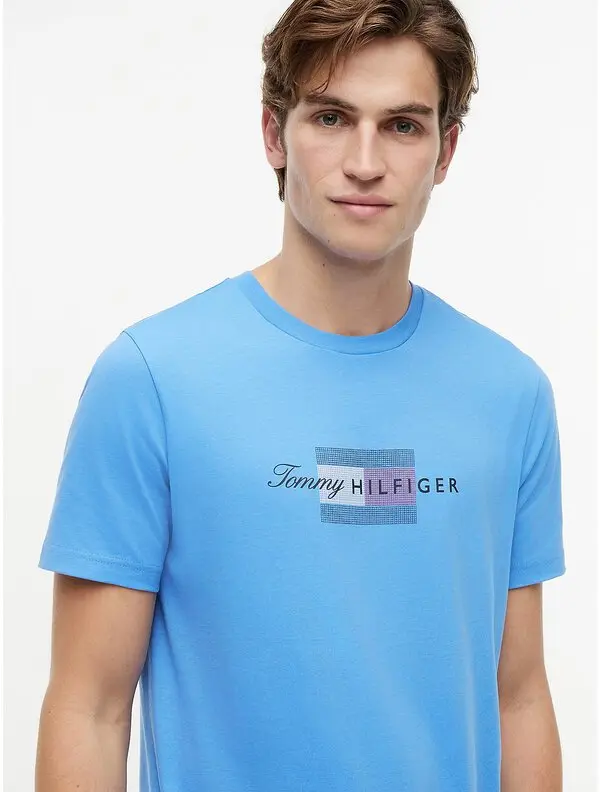 Tommy Hilfiger Tommy Script Flag Logo T-shirt