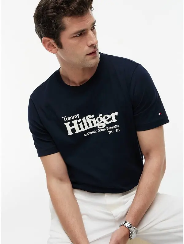 Tommy Hilfiger Nautical Hilfiger Logo T-shirt