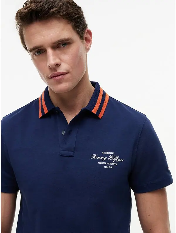 Tommy Hilfiger Regular Fit Tipped Jersey Polo