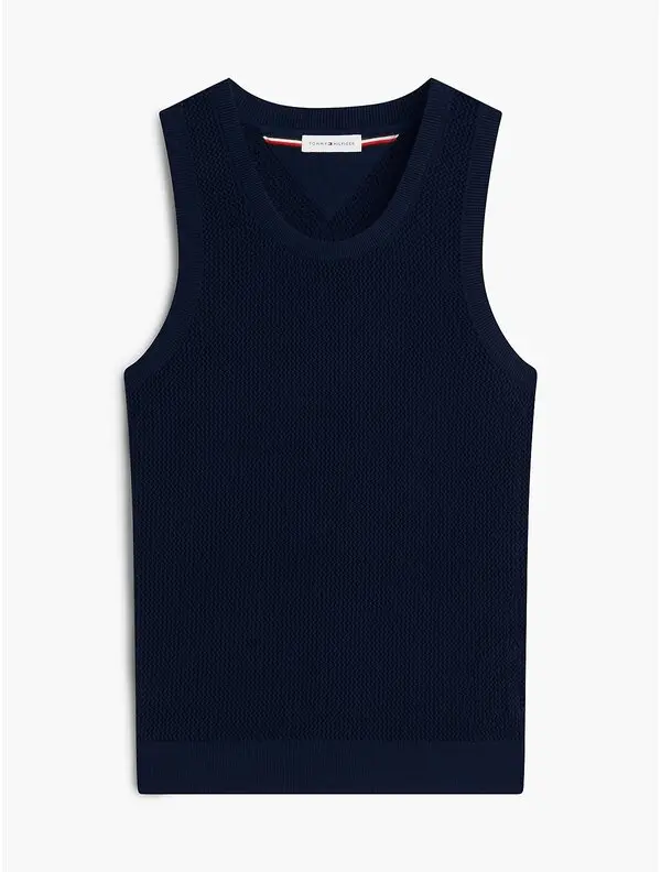 Tommy Hilfiger Relaxed Fit Knit Tank Top