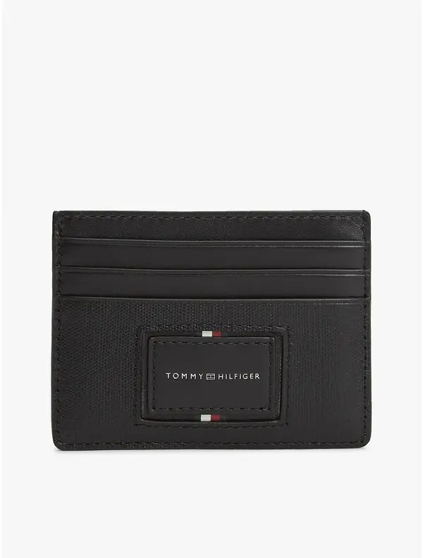 Tommy Hilfiger Hilfiger Logo Leather Card Holder