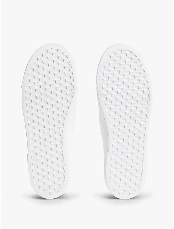 Tommy Hilfiger Pebbled Leather Platform Sneaker