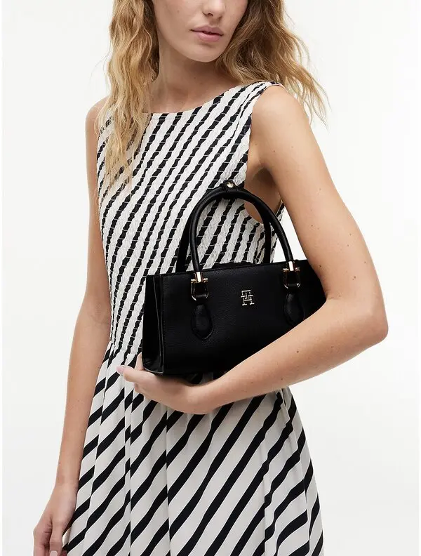 Tommy Hilfiger Monogram Mini Satchel Bag