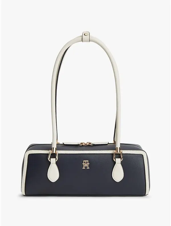 Tommy Hilfiger Monogram East-west Shoulder Bag - Space Blue