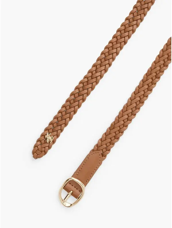 Tommy Hilfiger Slim Woven Leather Belt