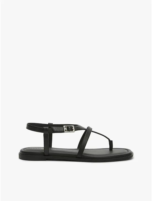 Tommy Hilfiger Buckled Leather Sandal