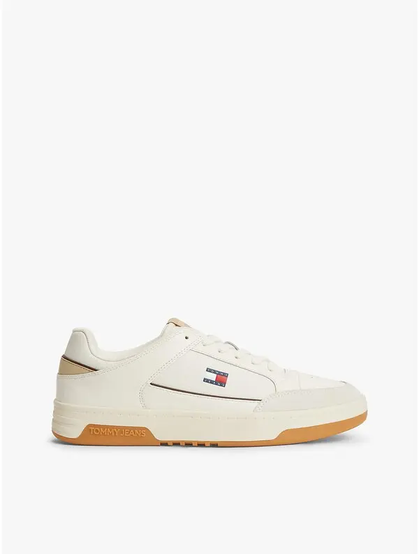 Tommy Hilfiger Leather Cupsole Sneakers