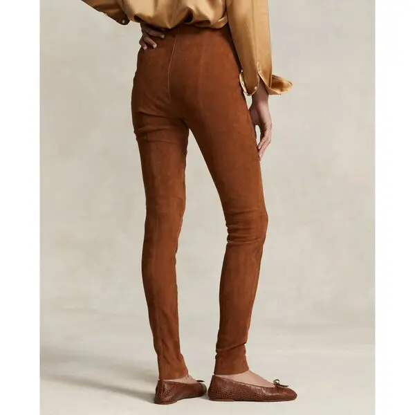 Ralph Lauren Lambskin Suede Pant